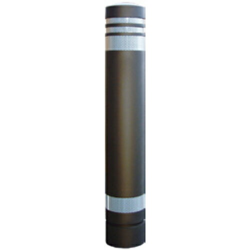 メーカーサンポール(SUNPOLE)商品名リサイクルボラード　φ130×H826mm品番RB-133U(SC)商品説明タイプ/リサイクルゴムボラード 仕様/固定式,反射テープ付 材質/リサイクルゴム 仕上げ/カラー　再帰反射塗装/ダークブラ...