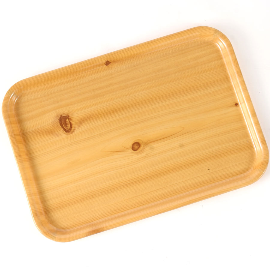 ■商品名：食卓用トレー・木目柄 【No.415】 ■サイズ：幅41.5×奥29×深2cm ■材質：ユリア樹脂 ■柄：杉木 ■耐熱温度：110度 ■生産国：日本製 ★ キッチン雑貨一覧はこちら ★ 　　　 ↓↓↓↓↓↓↓↓↓↓ 　　キッチン雑...
