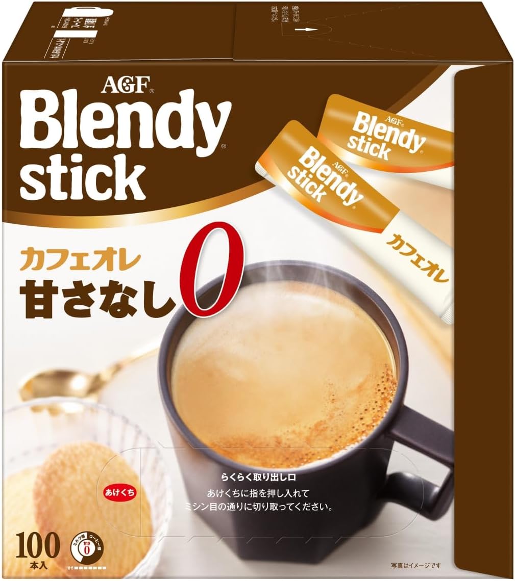 この商品は AGF ブレンディ スティック カフェオレ 甘さなし 100本 【 スティックコーヒー 】【 無糖 】 配送種別：MR ポイントカフェオレカロリーハーフ　スティック 人気のインスタントコーヒー 使用上のご案内クリーミングパウダー...