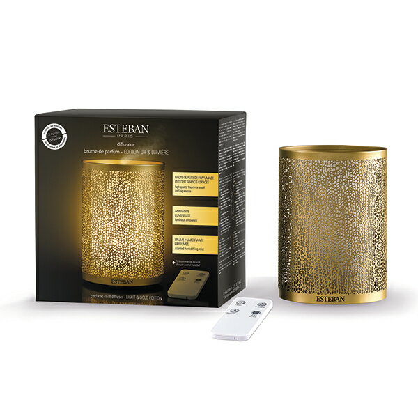 【商品詳細】 ・セット内容：ディフューザー本体、リモートコントローラー、ACアダプター、掃除用ブラシ ・外装サイズ：約　横幅200mm / 高さ197mm / 奥行145mm ・総重量：約830g■商品説明 ラグジュアリーで独創的な装飾で心...