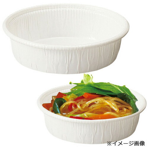 ■1枚あたり23.65円■サラダや惣菜、おつまみなどの個食容器として大変便利なフード容器です。ベーキングも可能ですので、焼き菓子などスイーツにも最適です。■PETラミ加工した1枚の紙をプレス成型しているので液体漏れがありません。■電子レンジ...