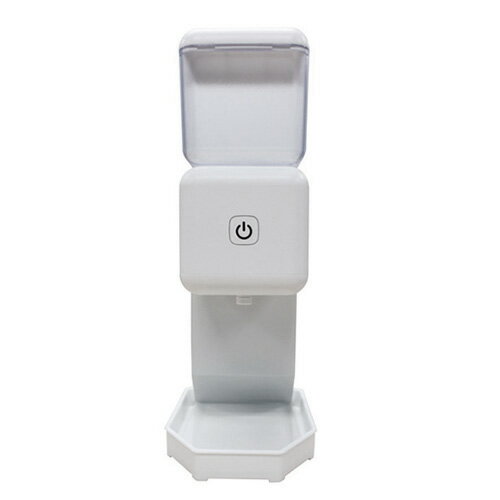 ■手をかざすだけでオートセンサーが感知し、自動的にアルコール消毒液を噴射するので直接消毒器に触れることなく、衛生的にご使用いただける非接触式の手指消毒器です。■市販の液体・ジェル状、どちらのタイプのアルコール消毒液にもご使用いただけます。液...