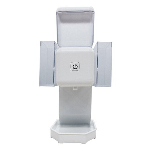 ■手をかざすだけでオートセンサーが感知し、自動的にアルコール消毒液を噴射するので直接消毒器に触れることなく、衛生的にご使用いただける非接触式の手指消毒器です。■市販の液体・ジェル状、どちらのタイプのアルコール消毒液にもご使用いただけます。液...