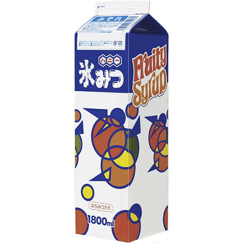 ■そのまま使えるストレートタイプのかき氷シロップです。（糖度48～55度) ■「はちみつ」独特のコクと甘みで深みのある味わいのシロップです。■透明色の氷みつ。通な方はみぞれをかけて氷本来の味を楽しみます。 ■みぞれと練乳を2対1の割合で混ぜ...