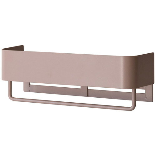 ■シンプルでスタイリッシュなデザインが特徴の『TEER（ティール）』シリーズからお部屋に溶け込む可愛いくすみカラーが仲間入り♪■フェイスタオルを半分に折って掛けるのに丁度良いコンパクトサイズのタオルハンガー。ハンガー上にはディフューザーやボ...