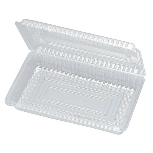 ■1枚あたり20.26円■お弁当・米飯、お寿司、惣菜・サラダ、精肉など幅広い用途でご使用いただける容器です。 サイズ 外寸：長側246×短側147×深さ30＋フタの高さ15mm 材質 OPS（2軸延伸ポリスチレン） 耐熱温度 80℃ カラー...