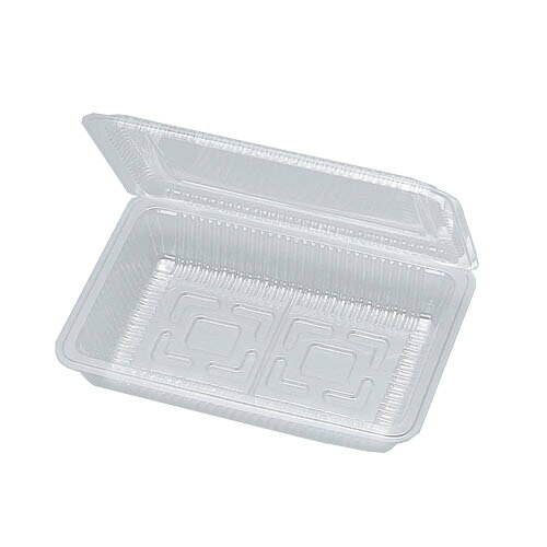 ■1枚あたり7.32円■お弁当・米飯、お寿司、惣菜・サラダ、精肉など幅広い用途でご使用いただける容器です。 サイズ 外寸：長側193×短側125×深さ30＋フタの高さ8mm 材質 OPS（2軸延伸ポリスチレン） 耐熱温度 80℃ カラー ク...