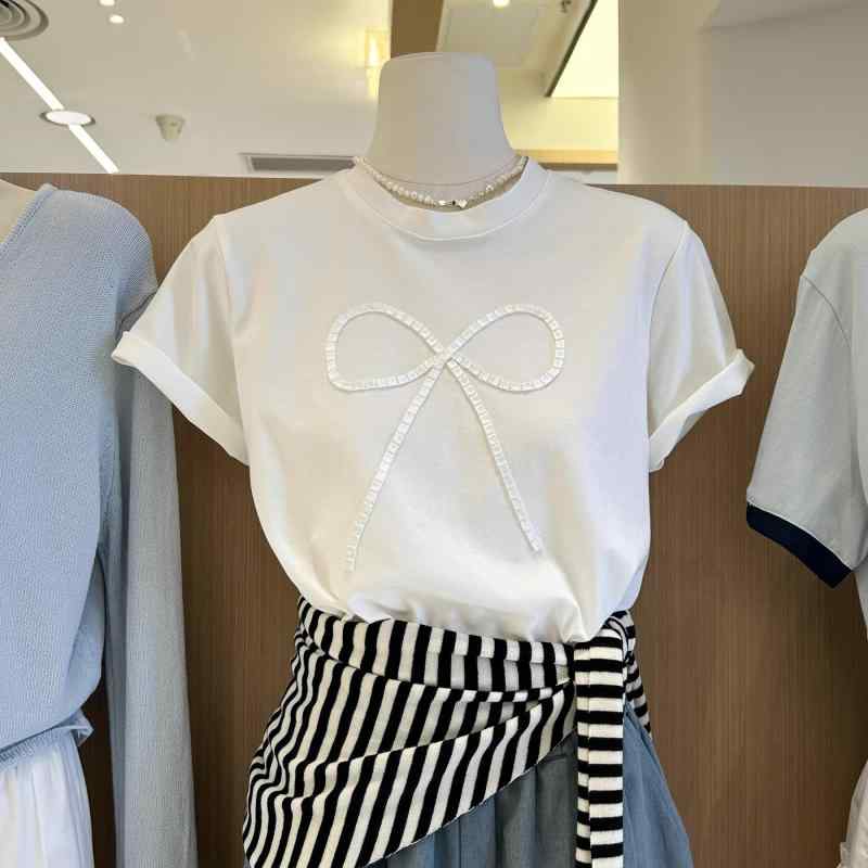 ・カテゴリ: Tシャツ・柄: 無地・袖丈: 半袖・ネックライン: ラウンドネック・カラー: ホワイト・サイズ: S, M, L, XL・スタイル: 通勤・着丈: 普通(50cm<着丈≤65cm)・フィット: ゆったり・素材: その他・...