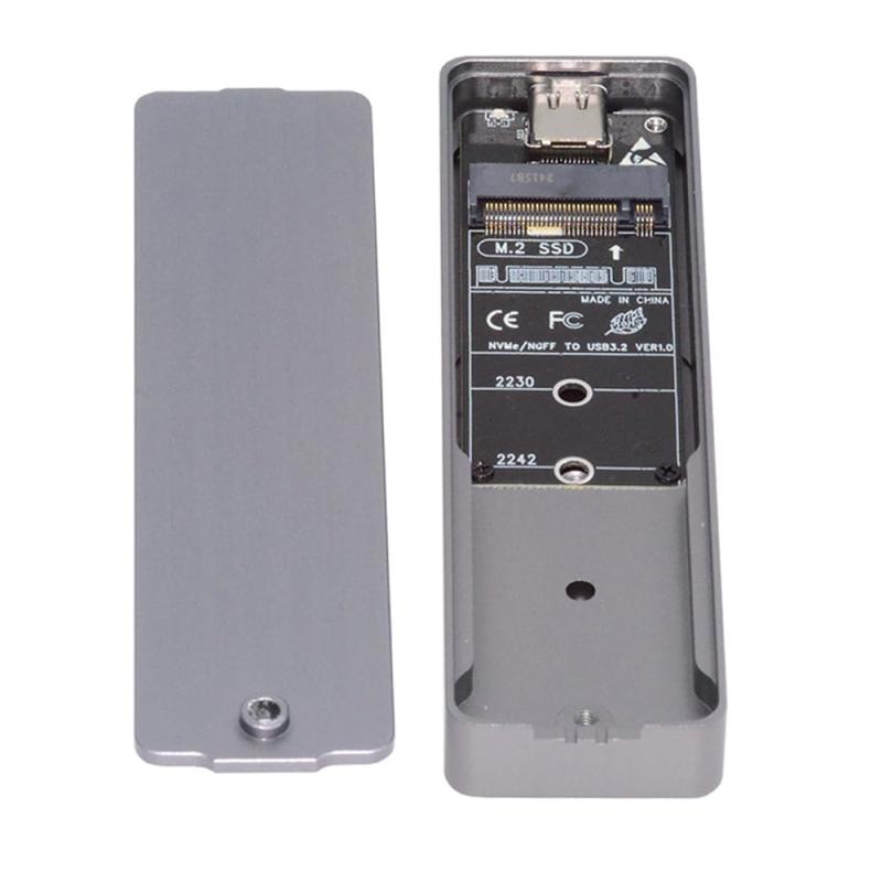 xiwai 20Gbps Type-C USB3.2 Gen2 USB4 - M-Key M.2 NVMe NGFF SATA SSD エンクロージャ PCBA アダプタ RTL9220 チップセット 2280/2242/2230mm SSD 用