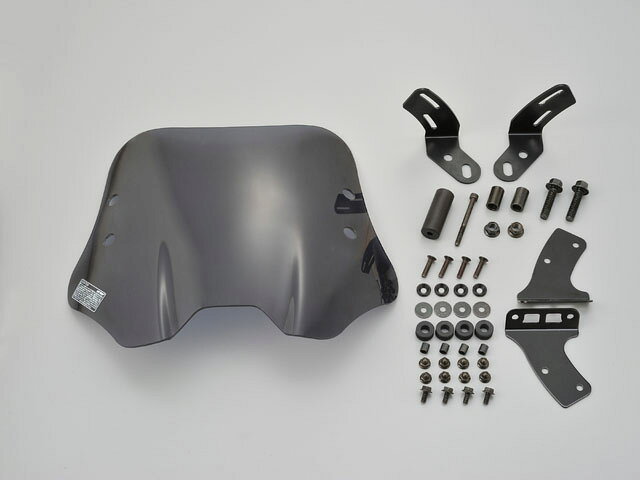 【品名】 ウインドシールドSS　車種別キット　クロスカブ用 【品番】 92385 【特徴・仕様】 通勤での疲労を軽減する「ウインドシールドSS」シリーズ。「風防」のイメージを一新した三次元立体曲面成型シールドで、車両をスタイリッシュに演出し...