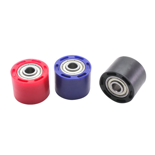 【品名】 チェーンローラー　Lサイズ（42mm） 【品番】 D47-41-443 【仕様・特徴】 ベアリングを内蔵したチェーンローラー。チェーンの暴れやタルミを抑え、チェーンのスムーズな動きをサポート。直径が32mmのSサイズ、42mmのL...