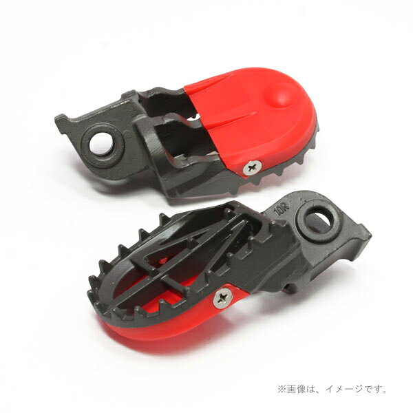 【品名】 モタードフットペグ 【品番】 D48-02-932 【特徴】 モタードライダーの意見をフィードバックして設計された、モタードレーシングフットペグ。ワイド幅50mm仕様で、グリップ力が高くマシンコントロールが容易。フルバンク状態での...