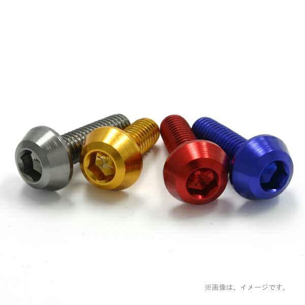 【品名】 M6 アルミ テーパーボルト 【品番】 D58-52-220 【特徴】 7000系アルミニウムを更に粘り強くさせる鍛造製法と、精度なネジ山部の加工に不可欠な転造製法をすることで、引っ張り強度に優れ、緩みにくい超軽量アルミボルトが完...