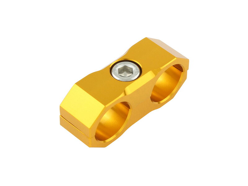 【品名】 EARL'S＃6/ホースセパレーター 【品番】 950012-04 【特徴】 アルミ削り出しのホースセパレーター ◆EARL'S　＃6ホース用/外径14mm対応 ◆内径8mm/外径14mm耐油ゴムホース対応 ◆アルミ削り出し／アル...
