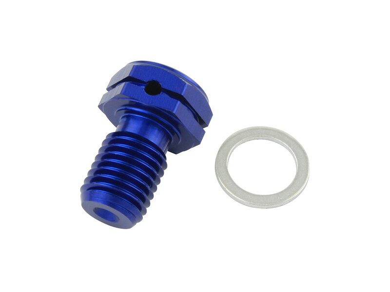 【品名】 M10　穴埋めボルト 【品番】 950216-01 【特徴】 アルミ削り出しのM10 穴埋めボルト ◆M10 P-1.25　首下：15mm ◆M10-t1mmガスケット1枚付属 ◆14mm六角 ◆アルミ削り出し／アルマイト仕上げ ...