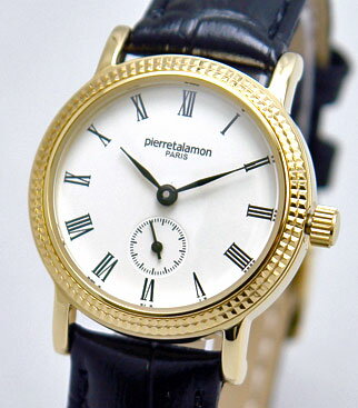 商品詳細ブランドPierre Talamon ピエール・タラモン商品番号PT-5100L-2カラー文字盤：ホワイト素材ケース：ステンレスバック、ベルト：本革型押防水日常生活防水その他スモールセコンドサイズケース：縦28×横28×厚さ7mm、...