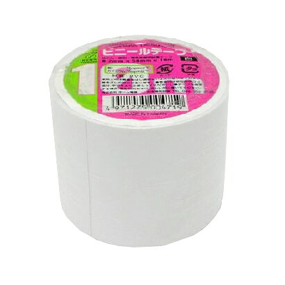 ● 封かん・識別・電気絶縁用粘着テープ 　　JIS C2336 （認定番号 TW8936） &nbsp;材質 　PVC 　(鉛　75ppm以下) 　(カドミウム　75ppm以下) 厚さ 　0．2mm 幅 　50mm 長さ 　10m 色 　白...