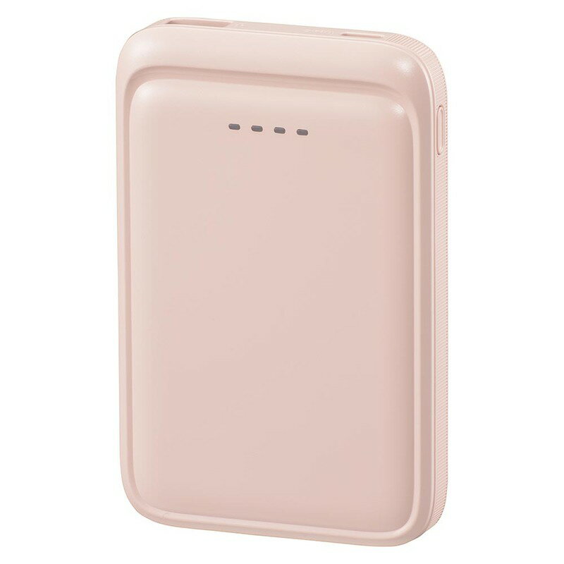 【 特 長 】 ● コンパクト・軽量Mobile Battery ● 飛行機内持ち込み可能 ● 大型LED表示でバッテリー残量をお知らせ ● カラーはシュガーピンク ● 最大2台同時充電可能 ● 約1回スマホへ充電（満充電した本製品で約38...