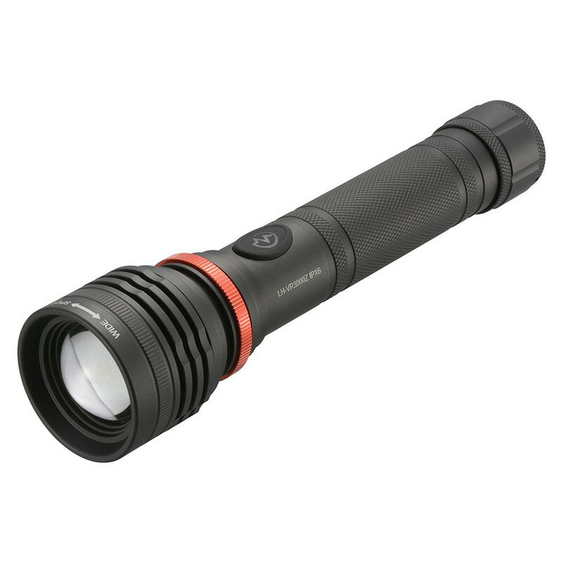 【 特 長 】 ● 長時間明るさ維持 ● 充電式（USBケーブル付属） ● 最大3000 lm ● 連続使用時間は約2時間（HIGH）〜15時間（LOW） ● 充電インジケーター付き ● 調光4モードBOOST／HIGH／MID／LOW＋フ...
