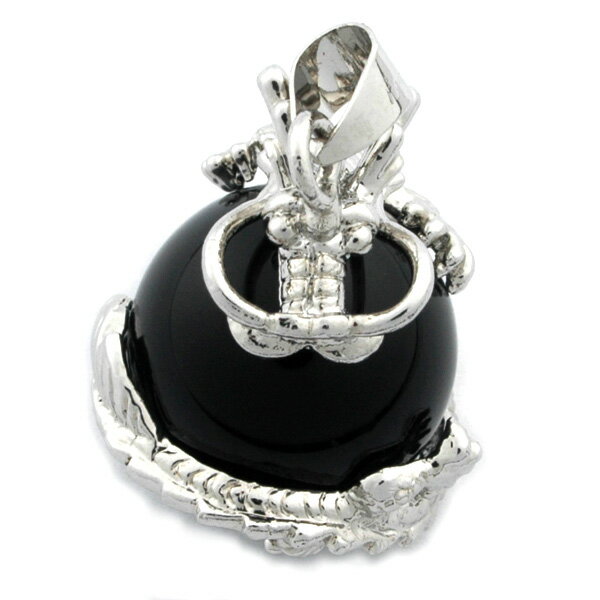 龍 天然石ネックレス オニキス　TD199 パワーストーン&hellip;オニキス 災難を払いのける魔よけの石 ・天然石の性質上、色や形やサイズの不揃い・内包物(インクルージョン)・クラックやキズなどもございます。 また天然のため、毎回同じ...