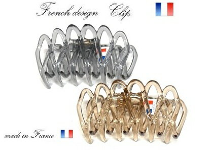 規格【Made in France】Design Clip　　 レースバンスクリップS 6.6cm　クリアバージョン 　【Color】ClearGray、ClearBeige 　【Size】長さ≒6.6cm 　【Size】高さ≒3.5cm ...