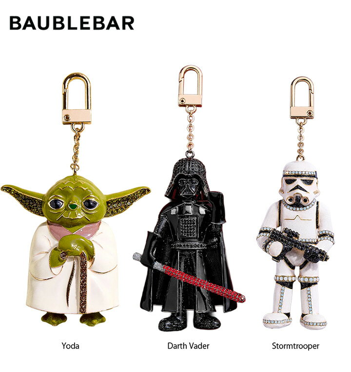 ★BaubleBar バウブルバー★ 【サイズ】 ・長さ：8.001cm ・幅：3.704cm ・クリップ長さ：1.219cm ・重さ：69.4g 【商品詳細】 ・銀河系スタイルを演出する、スター・ウォーズのマストハブアイテムです。 ・ブラ...