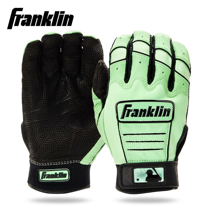 ★Franklin★ ＜商品説明＞ Franklin Sportsで最も人気の高いCFX Proシリーズのバッティンググローブです。MLB公式採用モデルとして多くのプロ選手に使用されており、プレミアムデジタルカブレッタレザーを採用した手のひ...