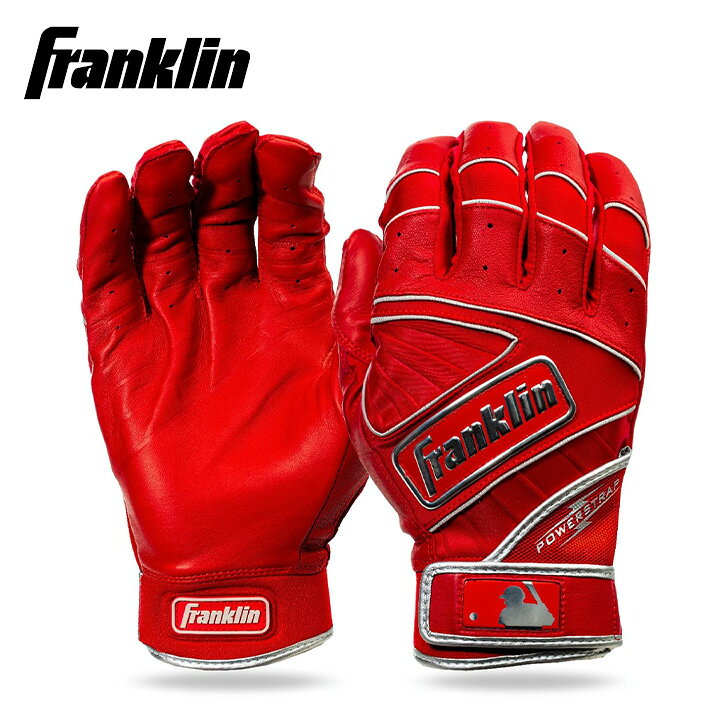 ★Franklin★ ＜商品説明＞ Franklin Sports Powerstrap バッティンググローブは、MLB選手と共同開発された高性能モデルです。独自のPowerstrapリストクロージャーにより、スイングのたびにしっかりと手首...