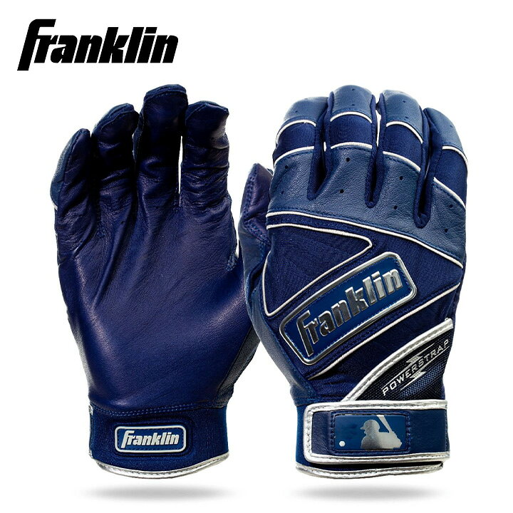 ★Franklin★ ＜商品説明＞ Franklin Sports Powerstrap バッティンググローブは、MLB選手と共同開発された高性能モデルです。独自のPowerstrapリストクロージャーにより、スイングのたびにしっかりと手首...