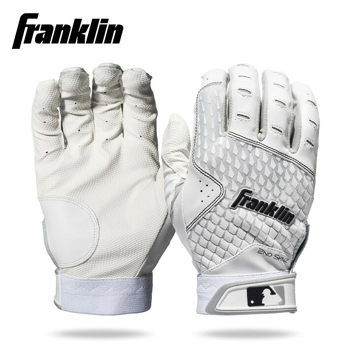★Franklin★ ＜商品説明＞ Franklin Sports MLB 2nd Skinz Drip バッティンググローブは、打席でのグリップ力とバットコントロールを高めるために設計された高性能モデルです。ユースから大人まで幅広いプレー...