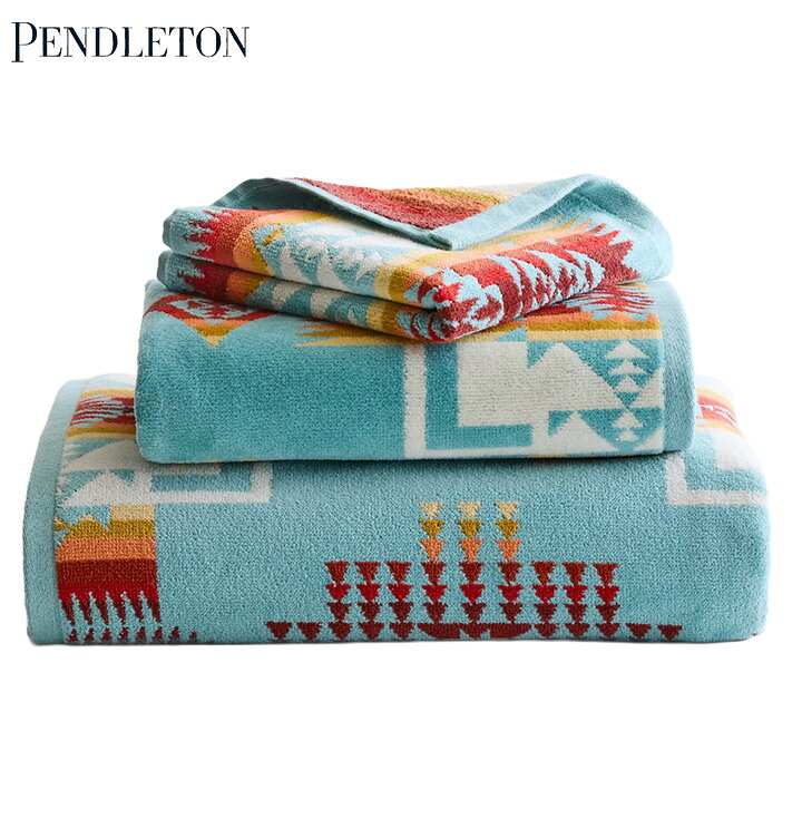 ★PENDLETON★ ＜商品説明＞ 上質なコットンタオル3点セット。片面はやわらかなシャーリング加工、もう片面は吸水性に優れたループ仕上げで、快適な使い心地を実現しています。OEKO-TEX® MADE IN GREEN認証を取得した、環...