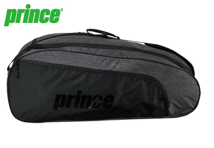★Prince プリンス★ Prince Essentials 6 Pack Tennis Bag Grey／Black サイズ: 約78.7CM × 30.5CM × 30.5CM テニスプレーヤーに必要な基本機能をしっかり備えた、シンプ...