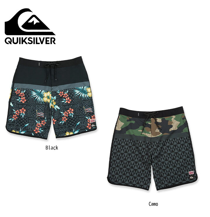 ★Quiksilver ★ ＜商品説明＞ サーフィンやスイムに最適な高機能メンズボードショーツ。SURFSILK素材を採用し、シルクのようになめらかな肌触りと優れた耐久性を兼ね備えています。4WAYストレッチとパフォーマンスフィットにより、...