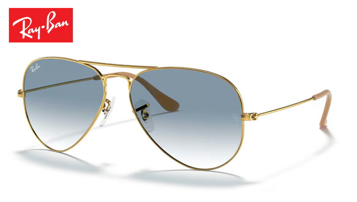 ★Rayban レイバン★AVIATOR GRADIENT1937年に米軍パイロットのために開発され、以来、世界的アイコンとして愛され続けている「Aviator（アビエーター）」。こちらのモデルは、爽やかなライトブルーのグラデーションレンズ...