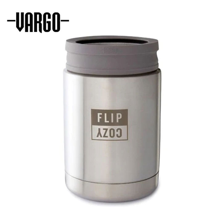 ★VARGO バーゴ★ FLIP COZY フリップコージー シリコンのフリップでボトルを固定。逆さにしてもボトルが落ちてこず、安心して最後の1滴まで冷たく飲み切ることができます。 ・食品グレードのシリコンリング ・高品質のステンレス鋼構造...