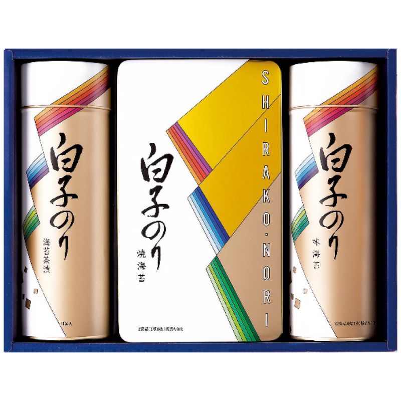 　ギフトサービスについて新鮮なおいしさと品質へのこだわり。■商品名:のり・お茶漬け詰合せ SA-300■商品説明:のり茶漬け(10袋)・焼のり(2切8枚2袋)・味のり(8切5枚12袋)各1缶■箱サイズ:31.5×8×24cm・800g■型番...