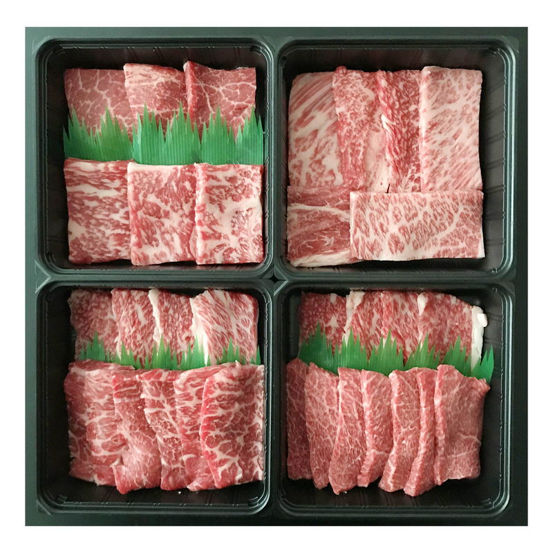 蔵王牛は赤身主体の牛肉です。その蔵王牛をほぼ一頭分召し上がっていただけるよう5つの部位を詰合せにいたしました。■商品名:蔵王牛焼肉一頭盛り■商品説明:肩ロース、モモ、バラ 各100g、ヒレ、ロース 各50g■箱サイズ:27.2×28.5×4...