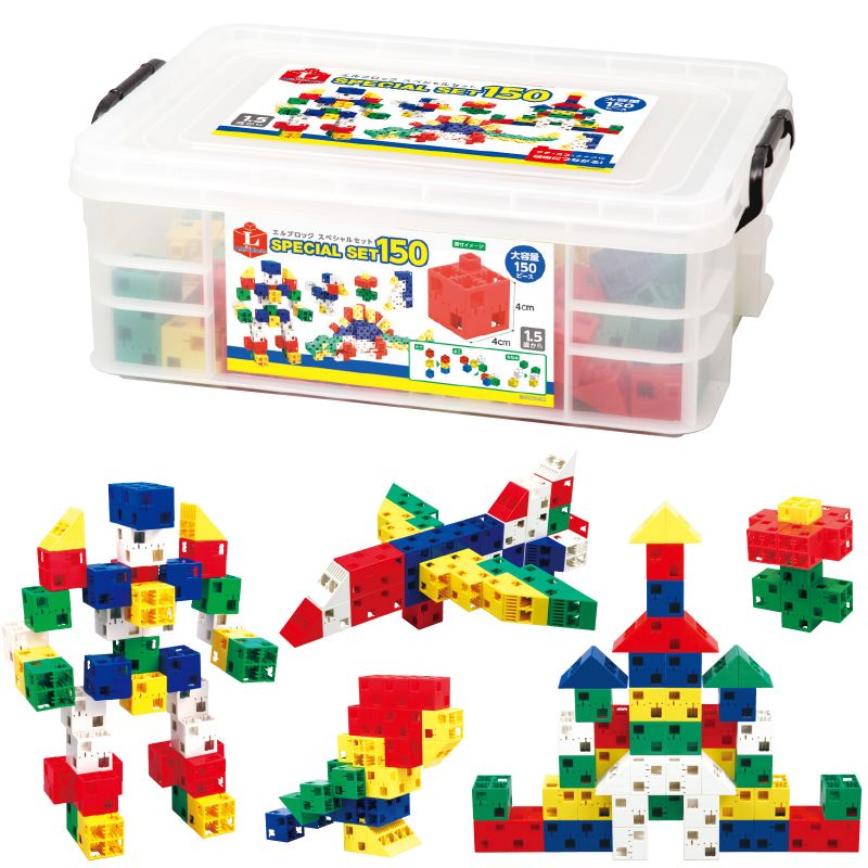 　ギフトサービスについて超格安のブロックセット■品名 :Lブロック スペシャルセット 150■品番:011893■JANコード:4521718118932■メーカー名:アーテック■セット内容:本体セット■重量:5500g■材質:ABS■完成...