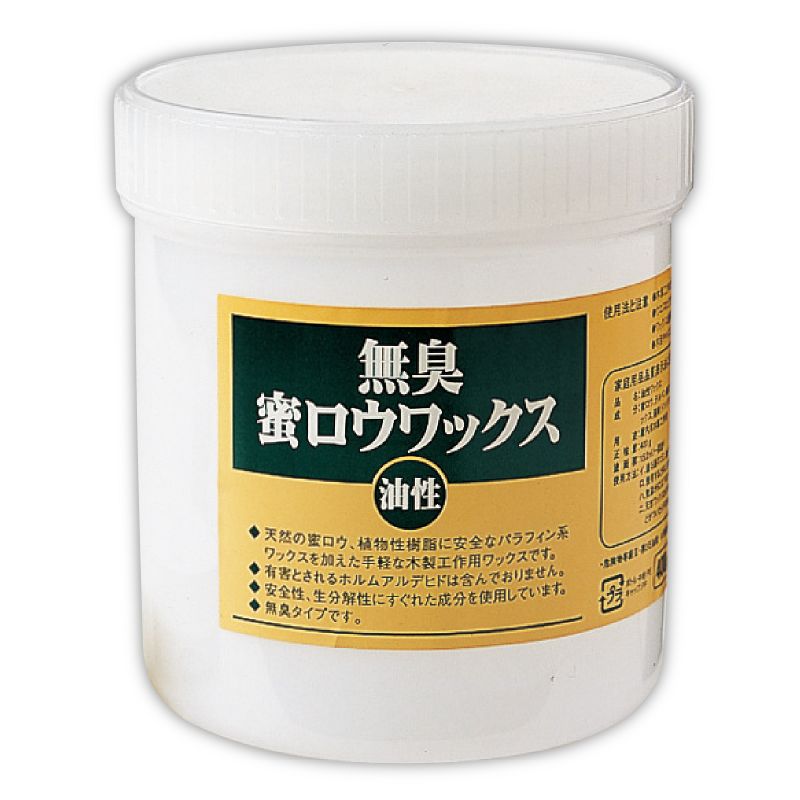 　ギフトサービスについて天然素材を使用した低刺激臭タイプです。ホルムアルデヒドは含んでおりません。■品名 :T 無臭蜜ロウワックス(油性)400g■品番:032053■JANコード:4993453655247■重量:511g天然素材を使用し...