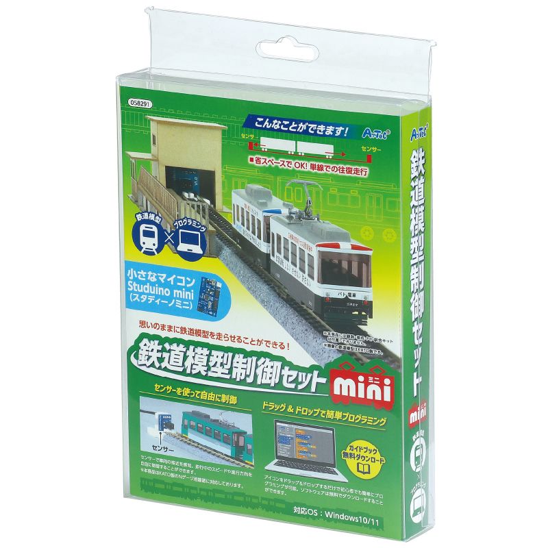 　ギフトサービスについて小さなマイコン「Studuino mini」で単線往復自動運転ができる!■品名 :鉄道模型制御セットmini■品番:058291■JANコード:4521718582917■メーカー名:アーテック■セット内容:Stud...