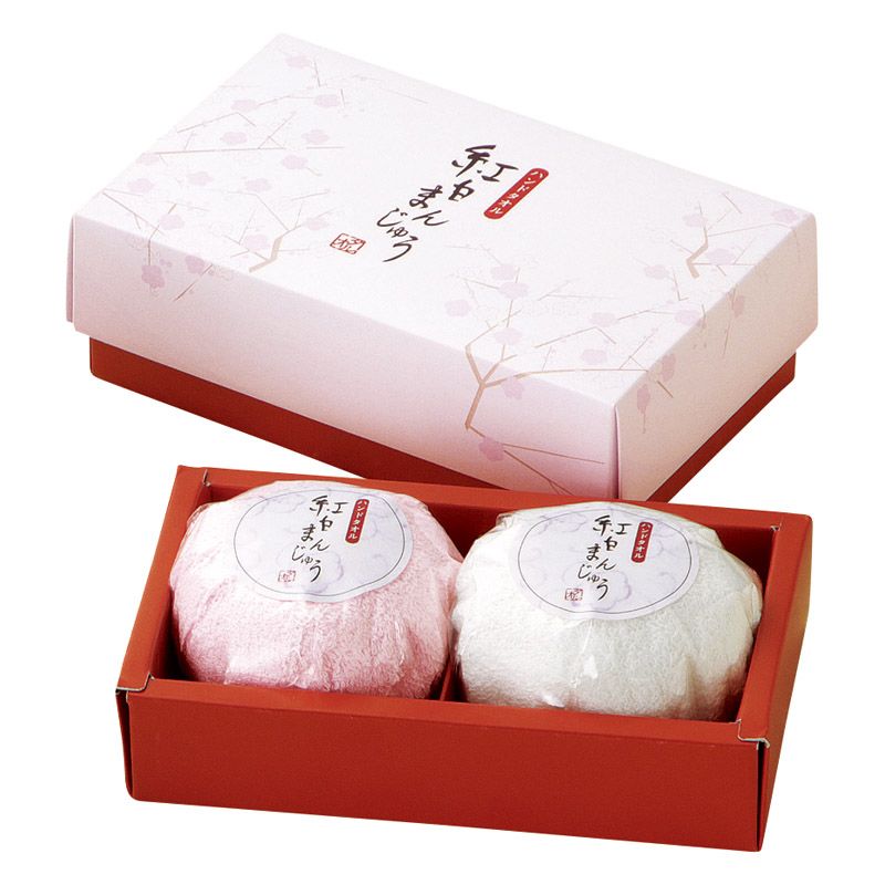 　ギフトサービスについて■商品名:紅白まんじゅうハンドタオル2P■サイズ:28×28cm■材質:綿100%■箱サイズ:9.5×15.5×5cm■原産国:日本■品番:TFG0702802■のし:豆7■JANコード:4975852660701■...