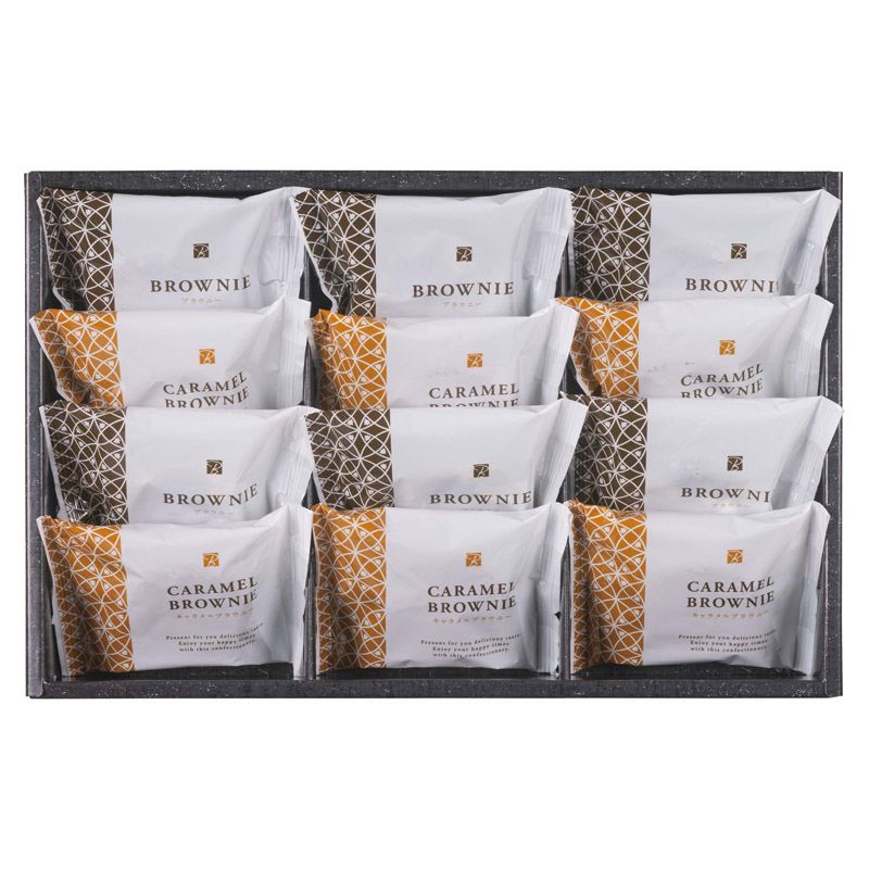 　ギフトサービスについて濃厚なショコラブラウニーにアーモンドフレークをトッピングし焼き上げたブラウニーとキャラメル風味のブラウニー。口どけなめらかな生地にビターな味わいとアーモンド風味がマッチしたブラウニーとキャラメルが香るキャラメルブラウ...