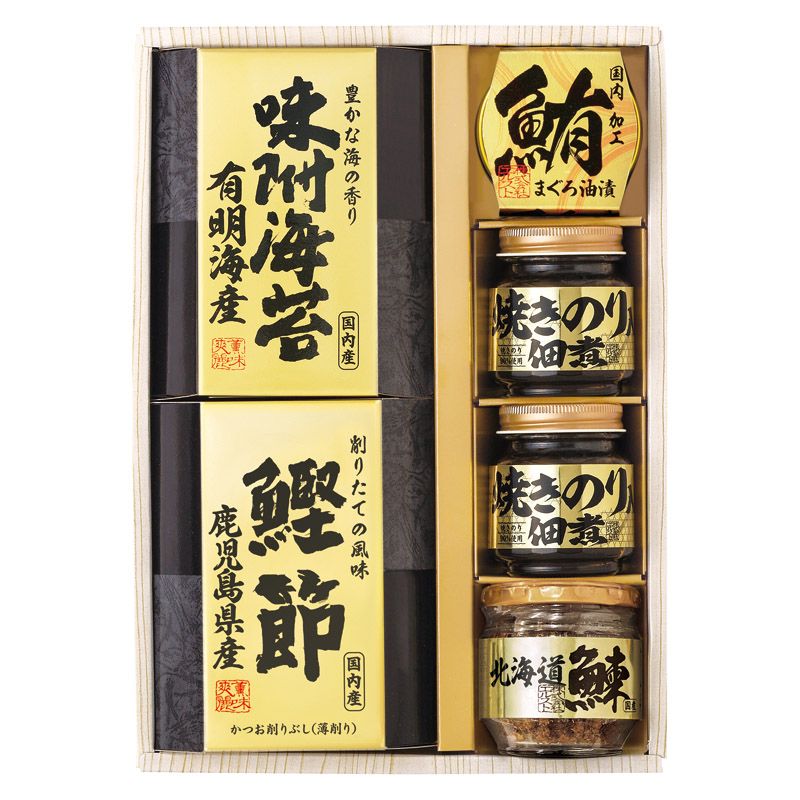 　ギフトサービスについてシリーズ累計販売250万セット突破!北海道産の鰊フレーク、小豆島で製造された焼き海苔入りの佃煮、鹿児島県産鰹節など選りすぐりの逸品を詰合せた和風ギフトです。■商品名:美味之誉 詰合せ■セット内容:セット内容/焼きのり...