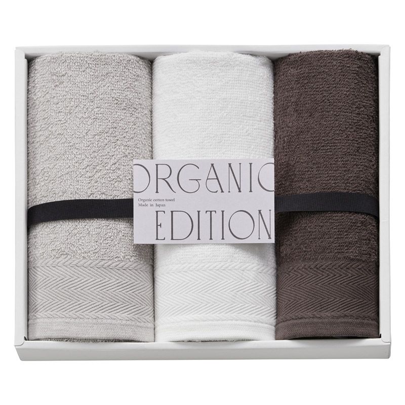 　ギフトサービスについてORGANIC EDITIONは、オーガニックにこだわって生産されます。無農薬で育ったオーガニックコットンを使用し、生産する際も化学薬品に頼らないオーガニックな製法にこだわりました。タオルは軽くて薄手なのに吸水性に優...