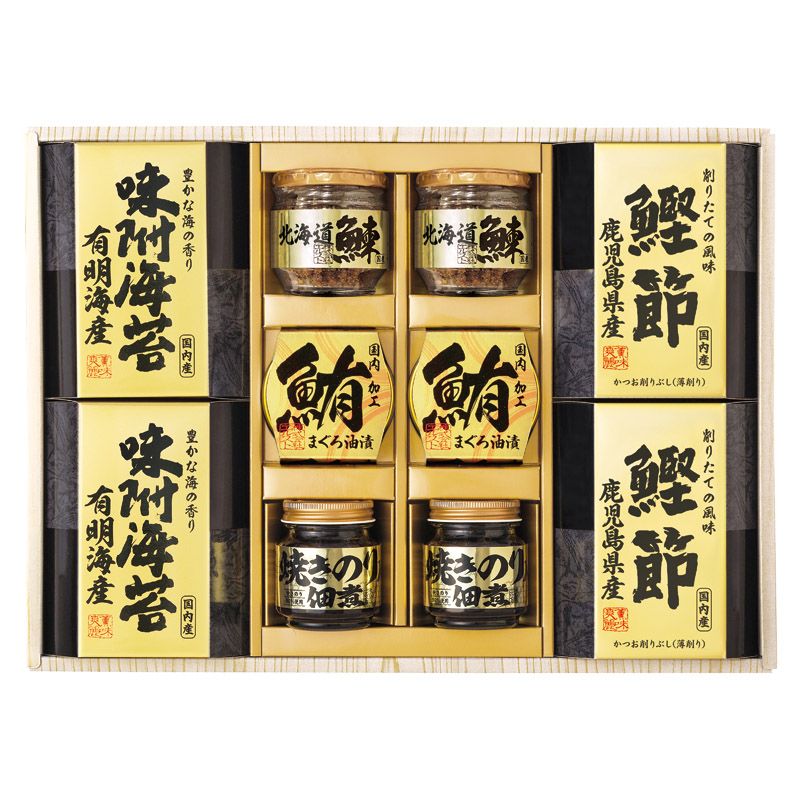 　ギフトサービスについてシリーズ累計販売250万セット突破!北海道産の鰊フレーク、小豆島で製造された焼き海苔入りの佃煮、鹿児島県産鰹節など選りすぐりの逸品を詰合せた和風ギフトです。■商品名:美味之誉 詰合せ■セット内容:セット内容/焼きのり...