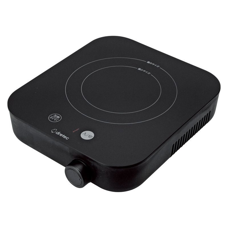 　ギフトサービスについて置き場所に困らないコンパクトサイズのIHクッカー。・火力や時間をダイヤルで簡単に設定できます火力:6段階(80W相当、200W相当、500W、700W、800W、900W)タイマー:1分~99分まで(1分単位)・ひと...