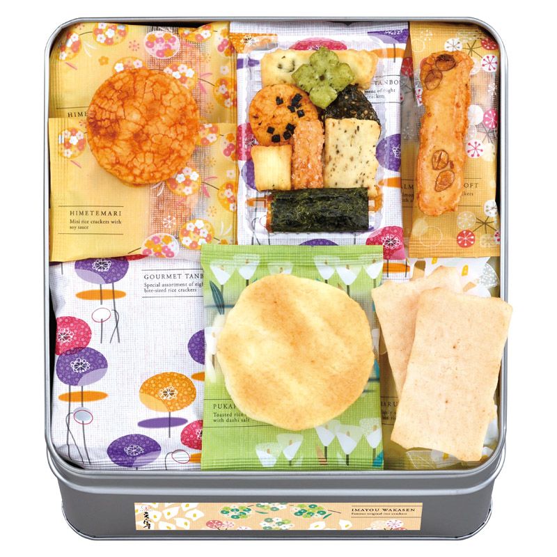 　ギフトサービスについてえくぼ屋の美味がたっぷり詰まった、個性豊かなおかきとおせんべいの詰合せです。味と香りと口当たり、彩り豊かに咲きました。■メーカー:えくぼ屋■商品名:今様和菓撰おかき詰合せ■セット内容:姫てまり直火炊き醤油×8、かるや...
