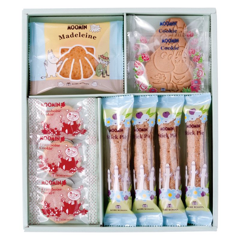 　ギフトサービスについて世界中で愛され続けるムーミン。人気キャラクターたちが作るムーミンの世界を、詰め合わせたスイーツギフトセットと一緒にお届けします。■メーカー:ムーミン■商品名:スイーツセット■セット内容:ブルーベリースティックパイ×4...