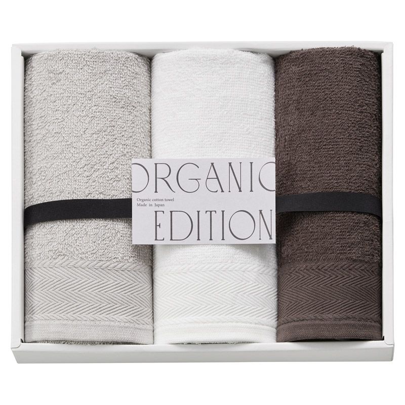 　ギフトサービスについてORGANIC EDITIONは、オーガニックにこだわって生産されます。無農薬で育ったオーガニックコットンを使用し、生産する際も化学薬品に頼らないオーガニックな製法にこだわりました。タオルは軽くて薄手なのに吸水性に優...