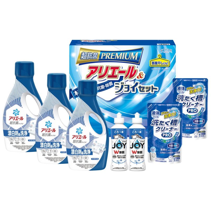 　ギフトサービスについて菌を寄せ付けないクリーンギフト。抗菌力・洗浄力に優れたアリエールとダブル除菌のジョイをセットしました。■商品名:ギフト工房 アリエール&amp;ジョイセット■品番:GAJ-40D■JAN:4537789240465P...